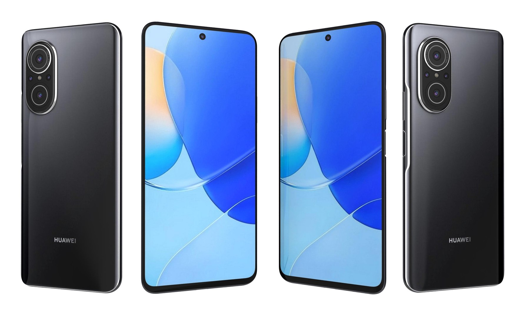 3D Huawei Nova 9 SE Black - TurboSquid 1883063