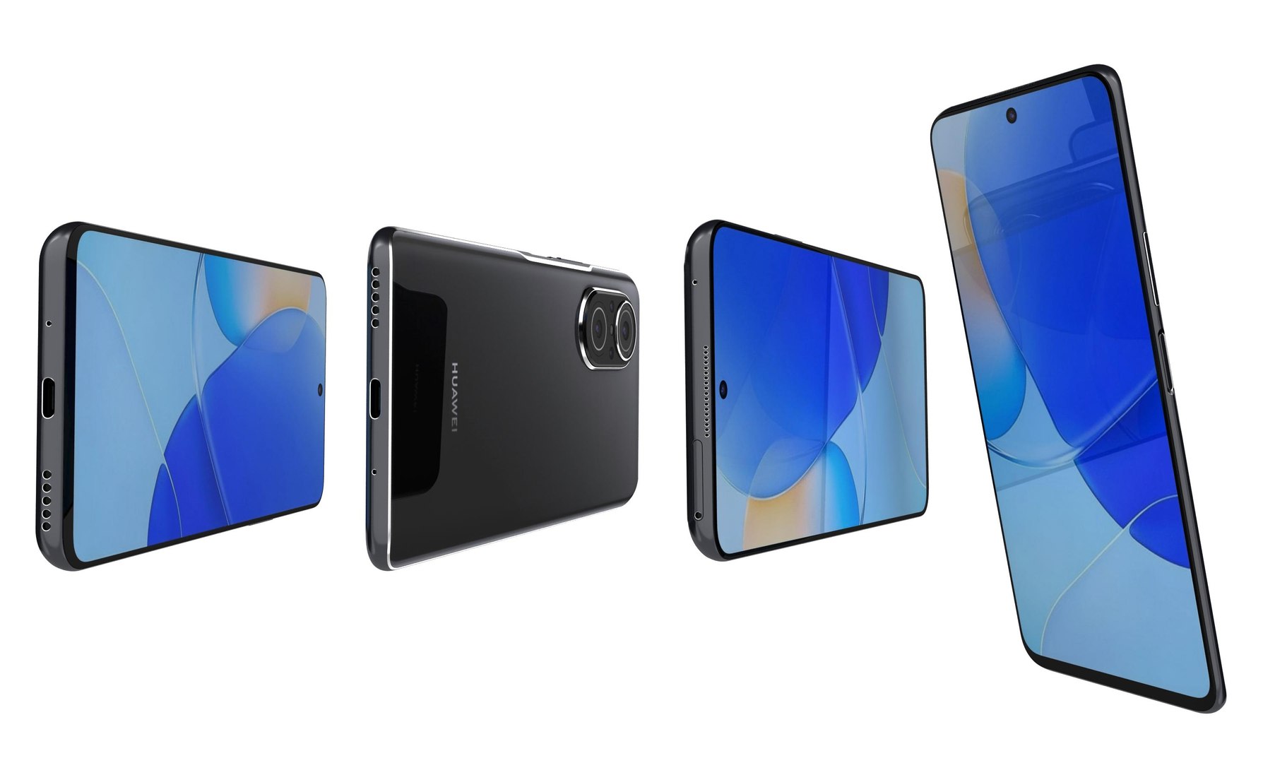 3D Huawei Nova 9 SE Black - TurboSquid 1883063