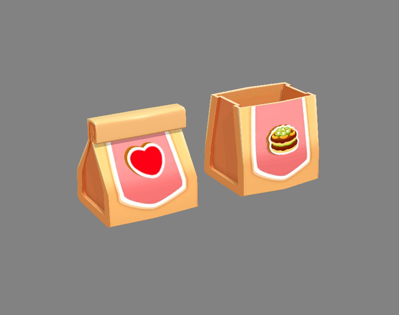 3D lunch packaging bag - TurboSquid 1688377