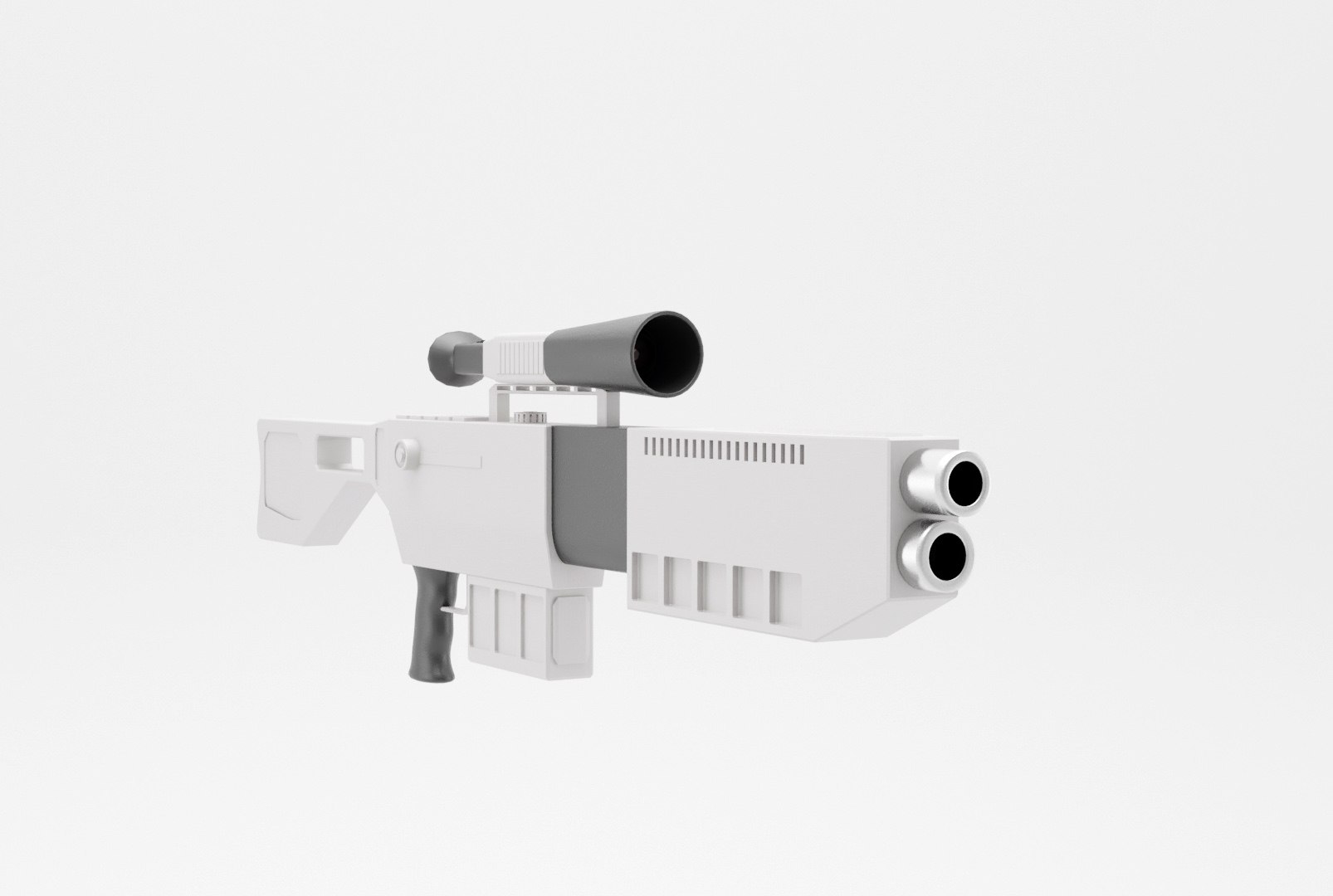 Futuristic Troopers Storm Rifle 3D Model - TurboSquid 1640706