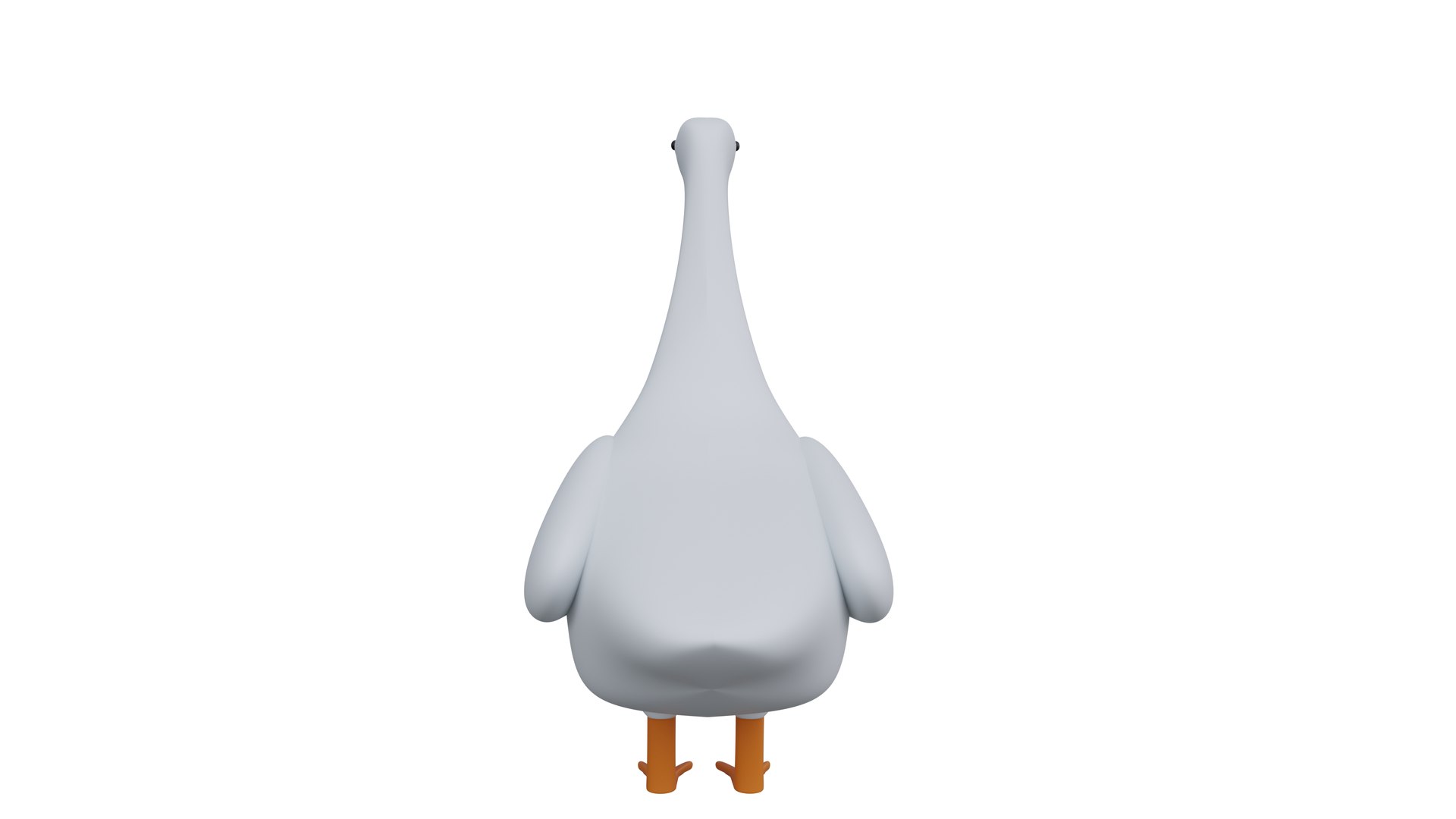 Cartoon Goose 3D Model - TurboSquid 2157273