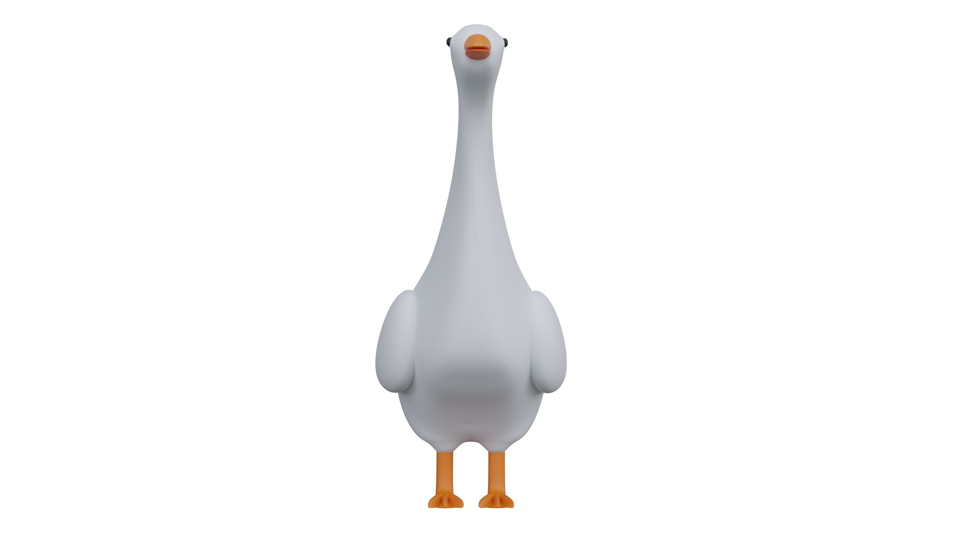Cartoon Goose 3D Model - TurboSquid 2157273