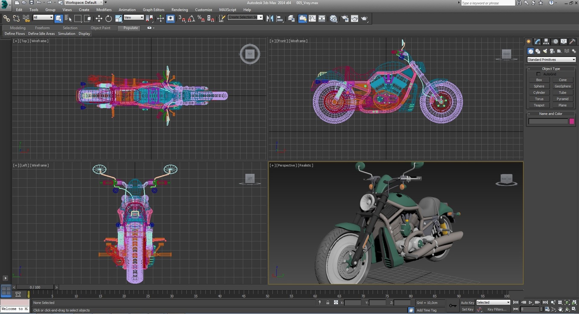 Motorcycle 3D Model - TurboSquid 1191158