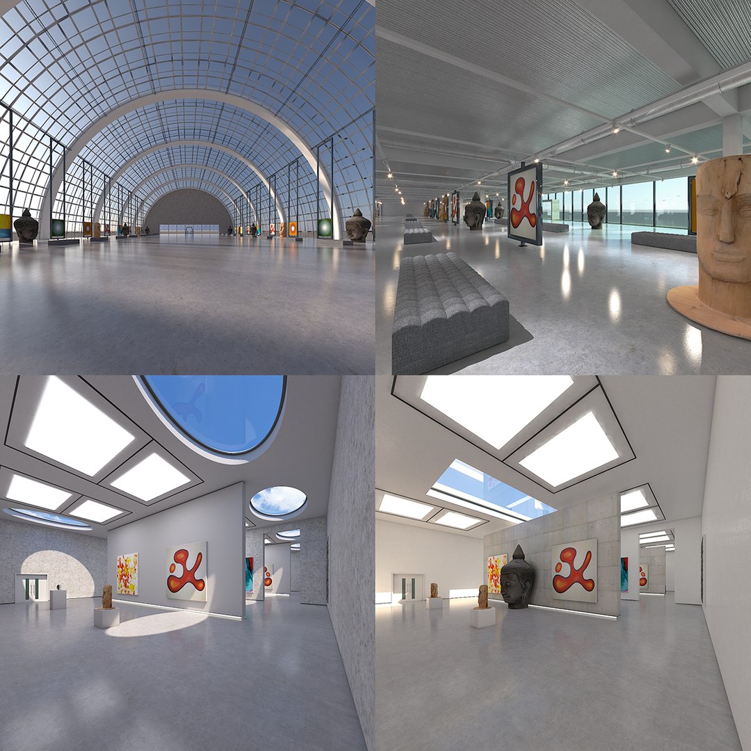 3D Model Art Gallery Collection 07 - TurboSquid 1992866