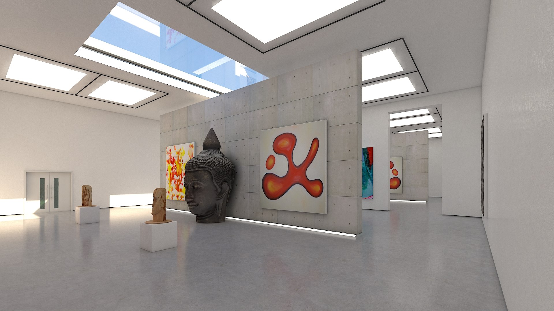 3D Model Art Gallery Collection 07 - TurboSquid 1992866