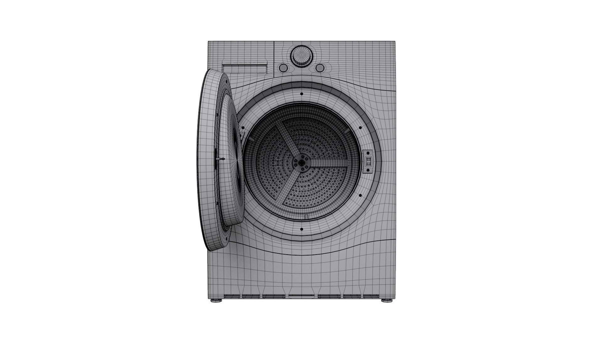 3D Model LG Dryer - TurboSquid 1816649