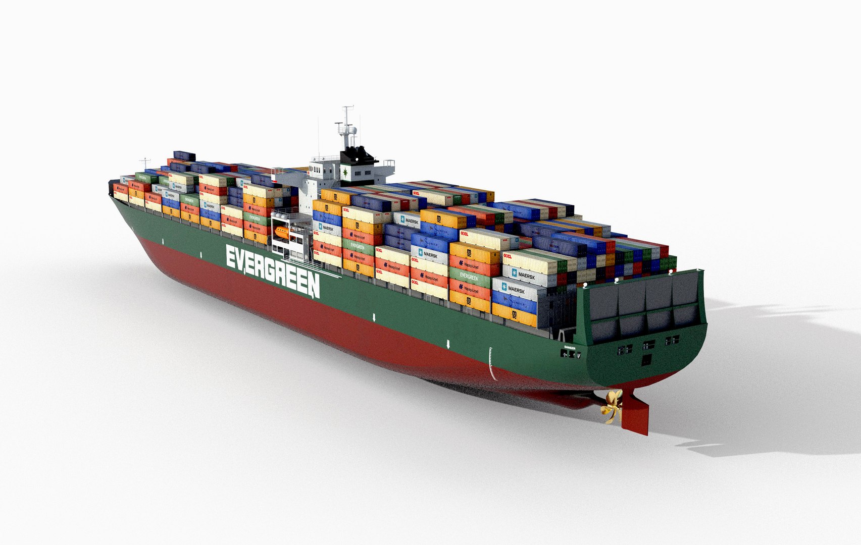 3D Ship Container Model - TurboSquid 1713148