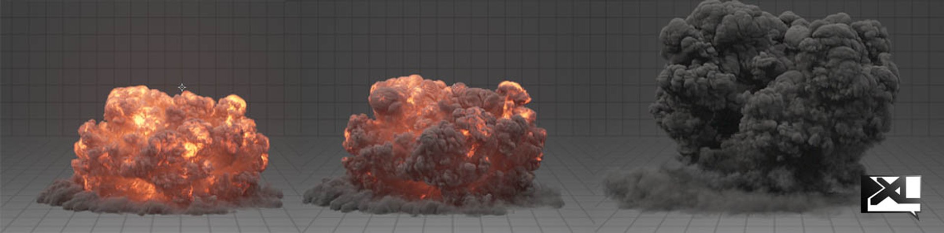 3d Model Fumefx Large Scale