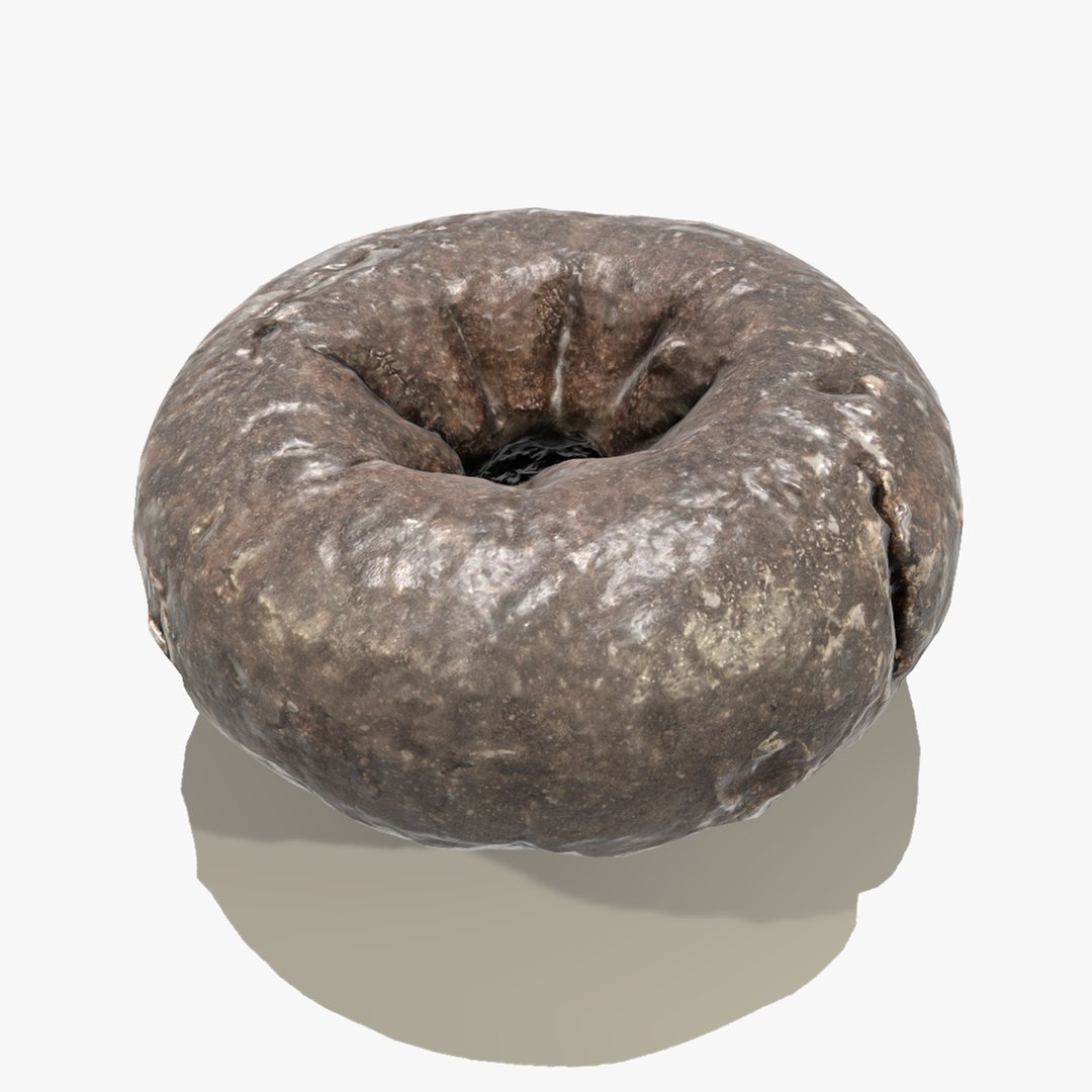5 LODs 8k Chocolate Doughnut model - TurboSquid 1965484