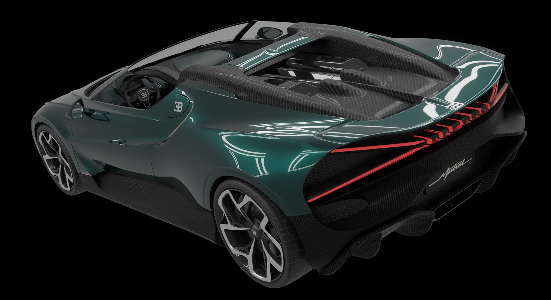 Bugatti Mistral 3D Model - TurboSquid 2233512