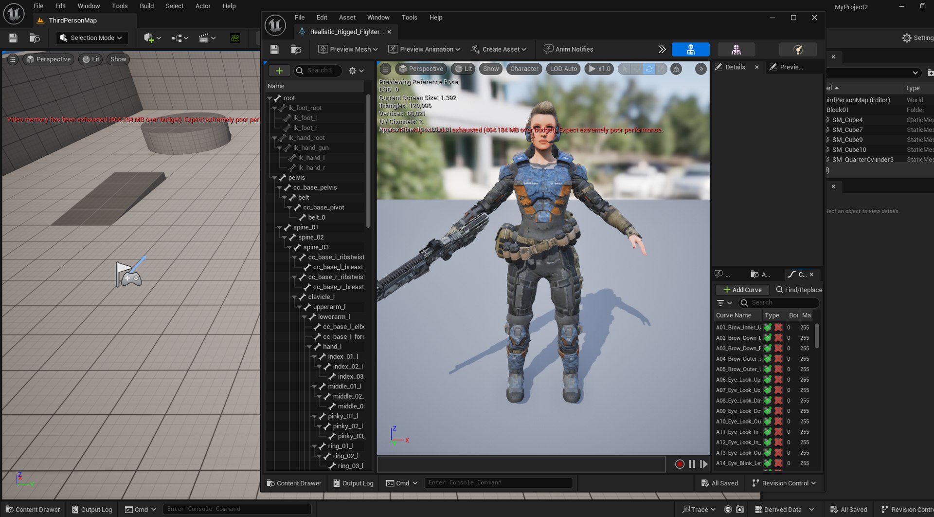 Realistic Rigged Fighter Soldier Girl-Suji Character 3D Model 3D Model ...