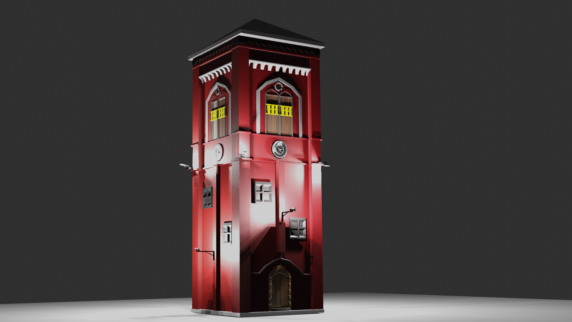 Clock tower 3D model - TurboSquid 1693325