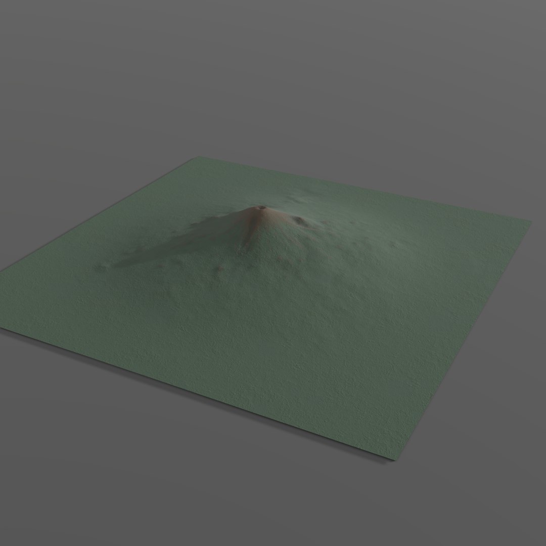 Mountain Nature Volcano 3D Model - TurboSquid 1560198