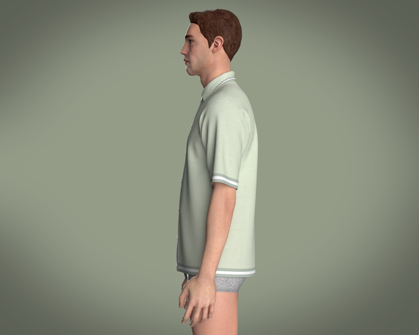 Mens Tripping Coller Polo 3D - TurboSquid 2116644