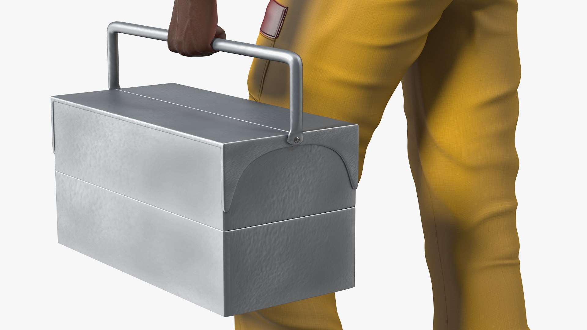 American locksmith standing pose 3D model - TurboSquid 1708602