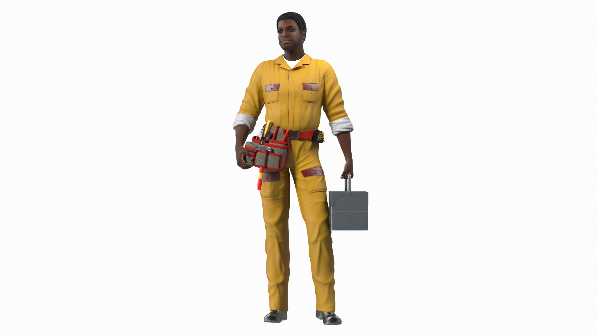 American Locksmith Standing Pose 3D Model - TurboSquid 1708602