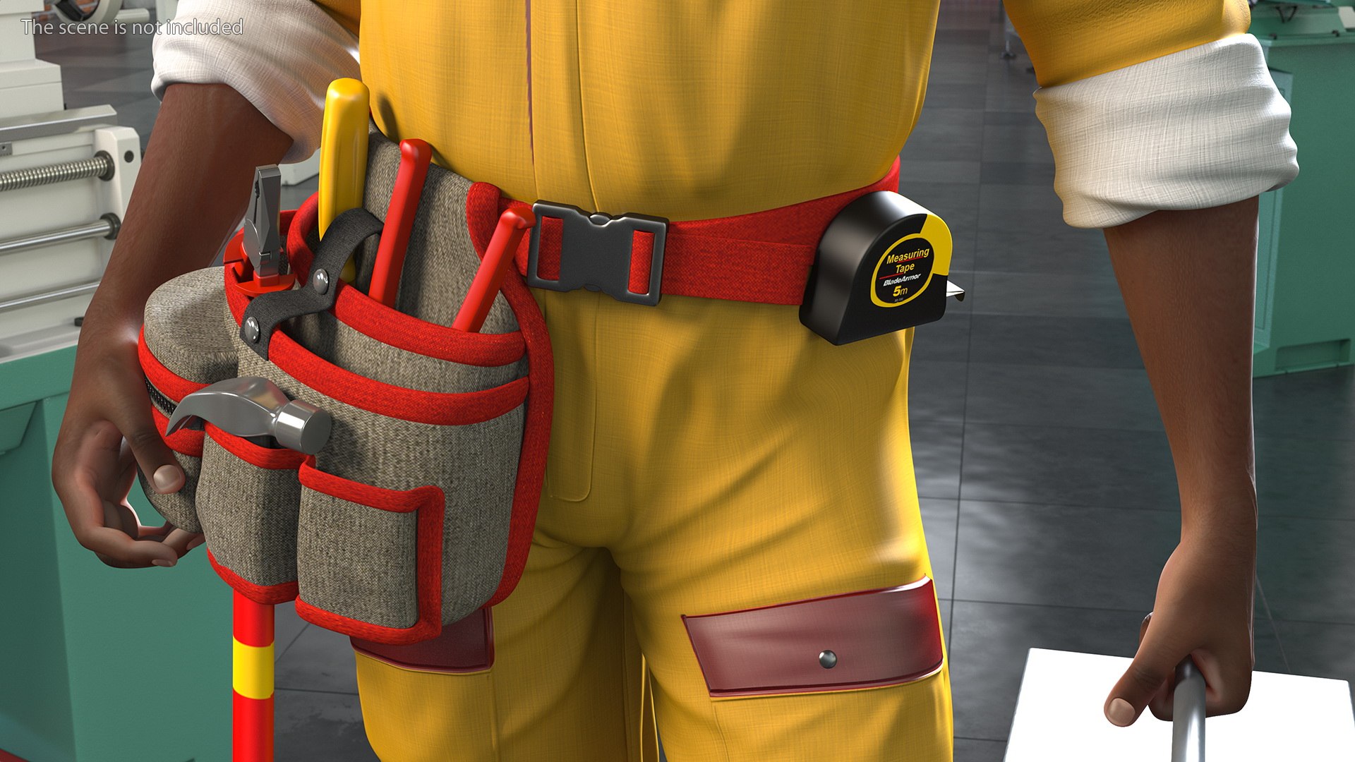 American Locksmith Standing Pose 3D Model - TurboSquid 1708602