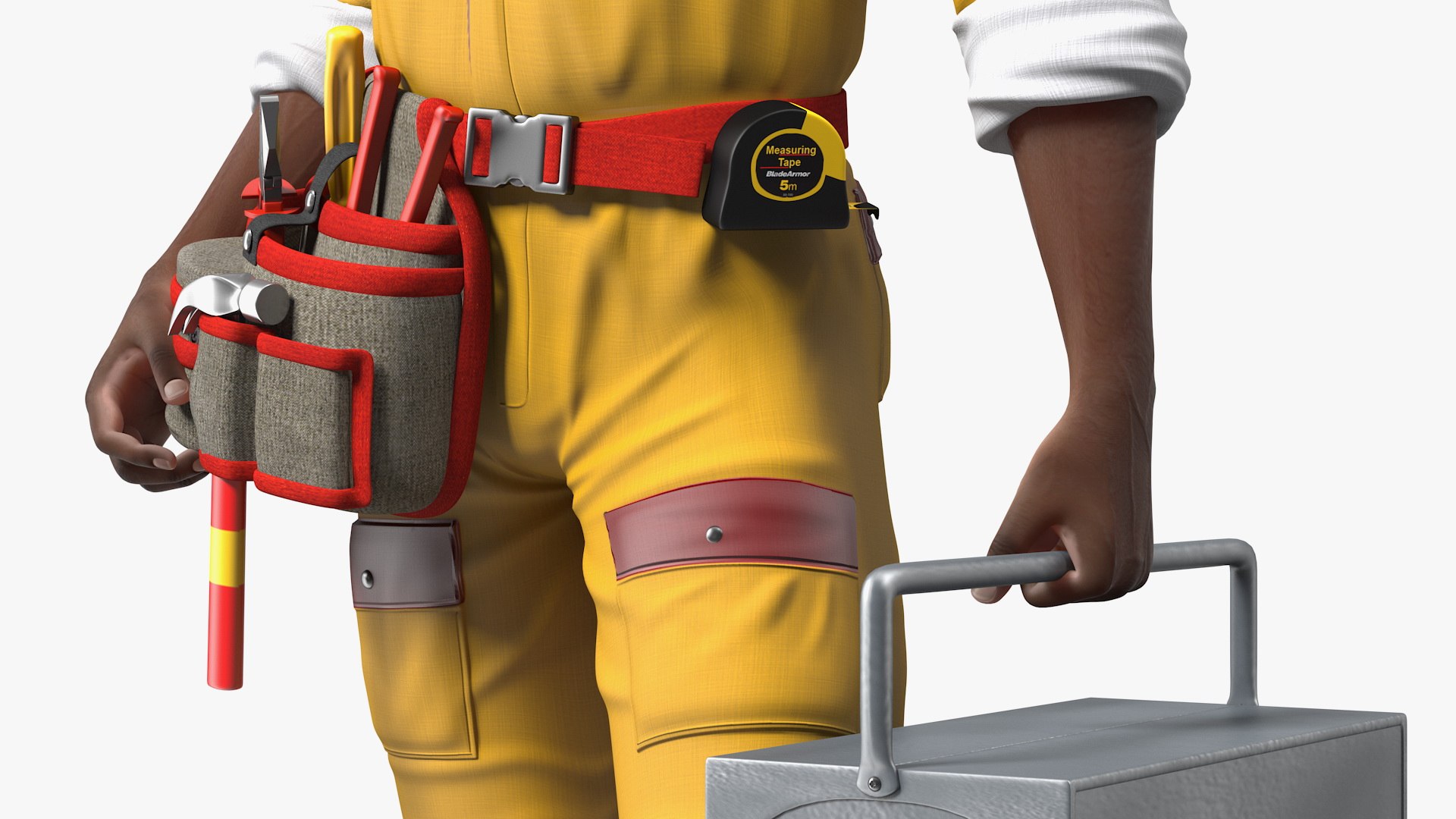 American locksmith standing pose 3D model - TurboSquid 1708602