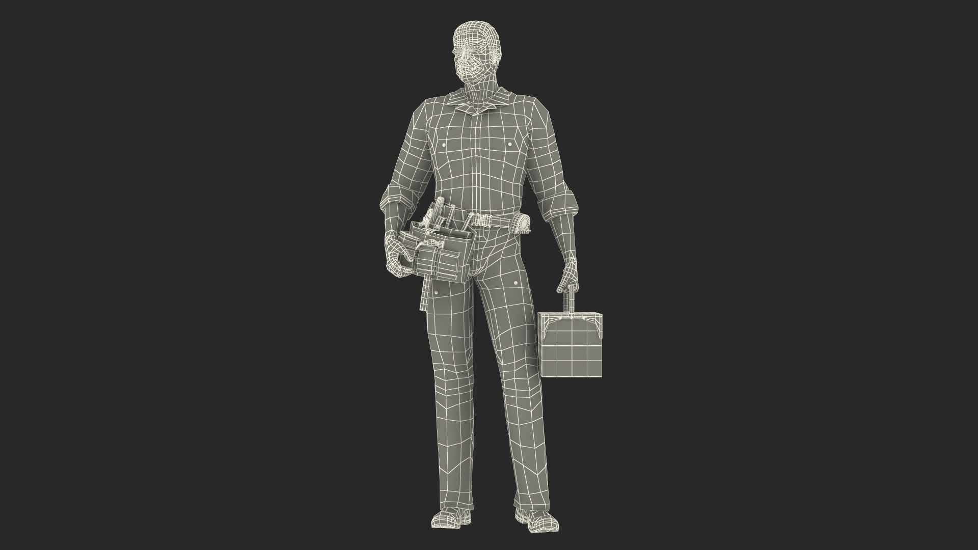 American Locksmith Standing Pose 3D Model - TurboSquid 1708602