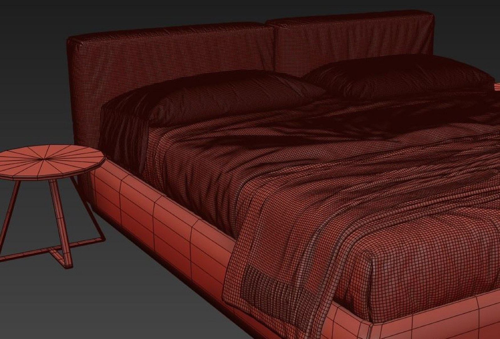 3D Model Boca Lomo Bed - TurboSquid 2088551