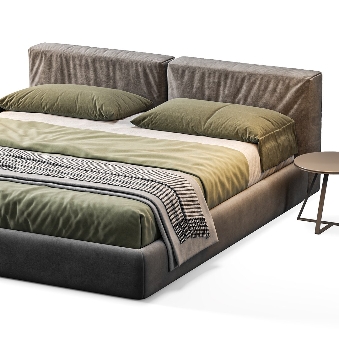 3D Model Boca Lomo Bed - TurboSquid 2088551