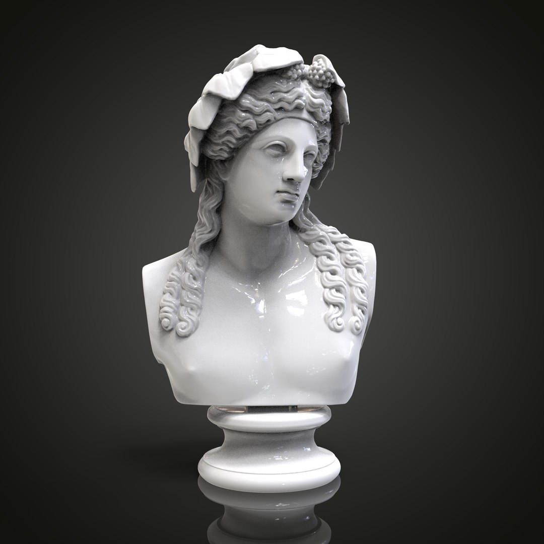 Dionysus Bust 3D Model - TurboSquid 1878097