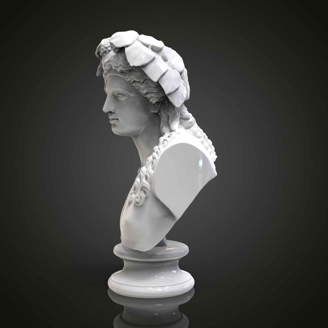 Dionysus Bust 3D Model - TurboSquid 1878097