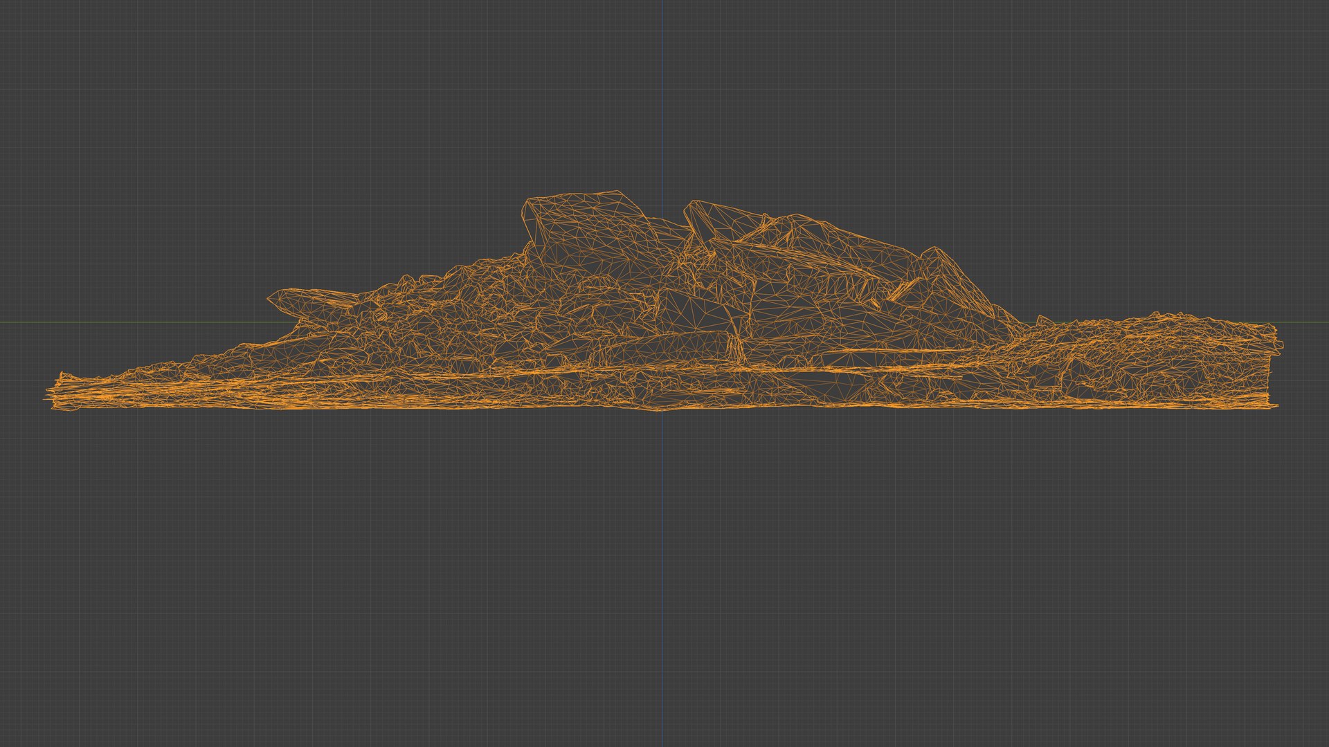 3D 3d Scan Pile Of Broken Asphalt And Concrete Rubble - TurboSquid 2399476
