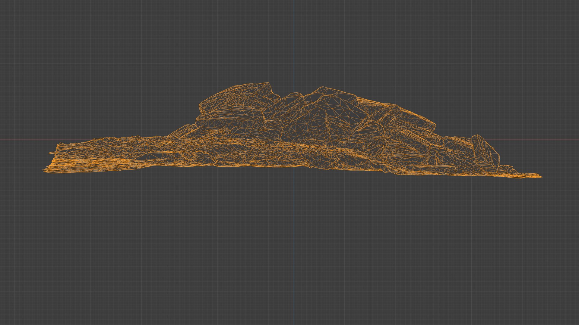 3D 3d Scan Pile Of Broken Asphalt And Concrete Rubble - TurboSquid 2399476