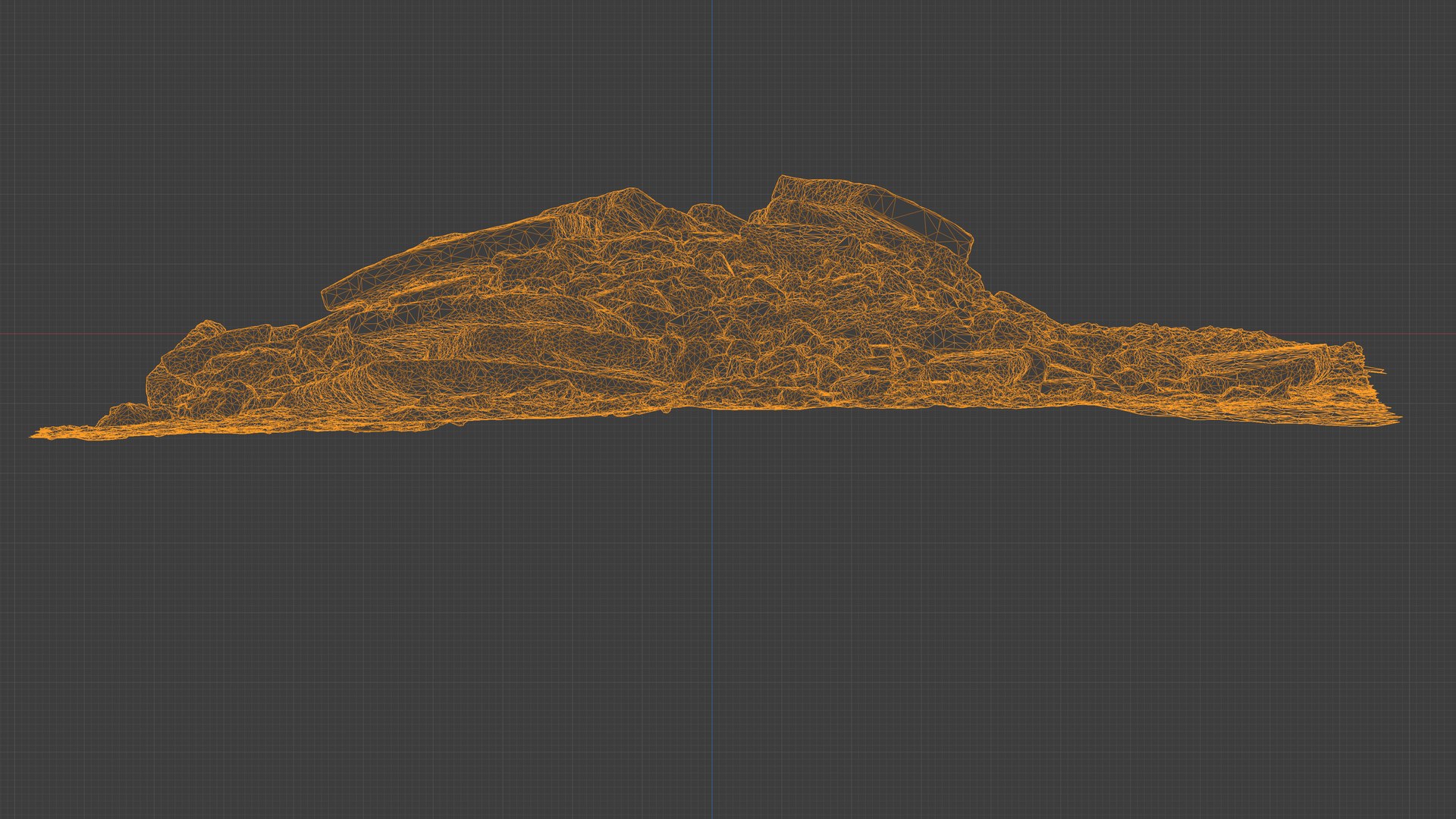 3D 3d Scan Pile Of Broken Asphalt And Concrete Rubble - TurboSquid 2399476