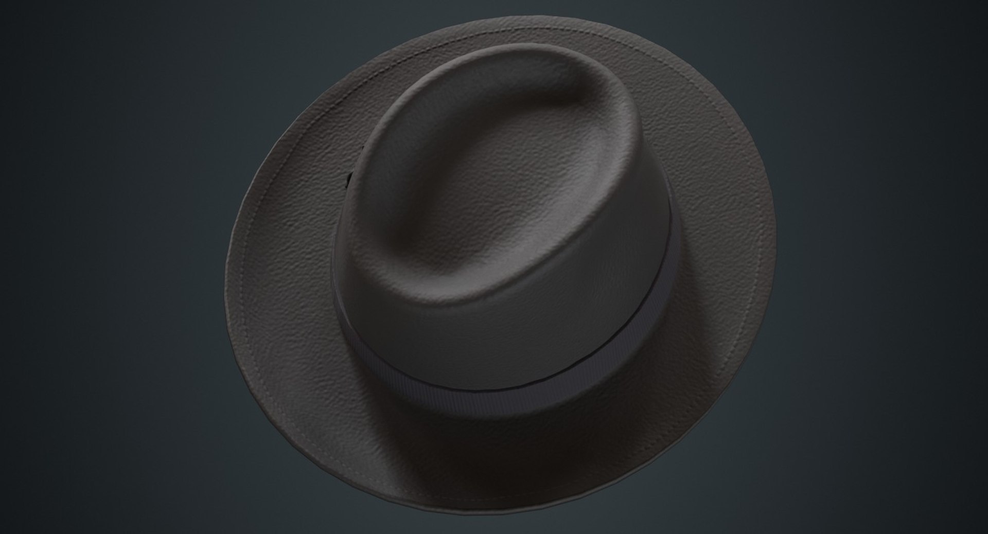 3D Model Fedora Hat 2a - TurboSquid 1377229