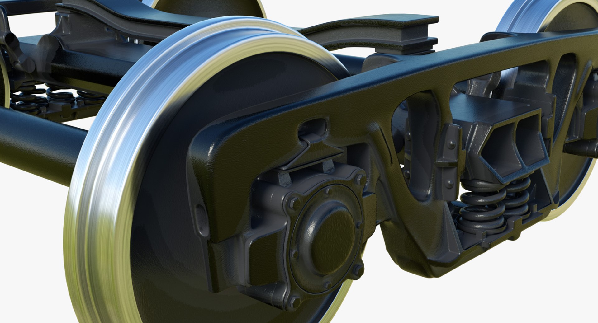 Train Wheels 3D Model - TurboSquid 1232660
