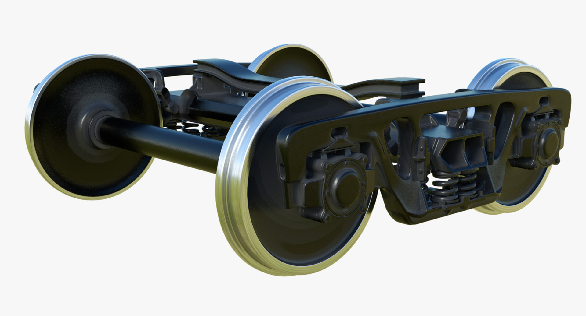 Train Wheels 3D Model - TurboSquid 1232660