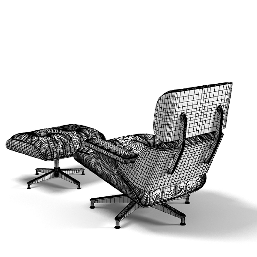 Eames Lounge Chair 3d Model