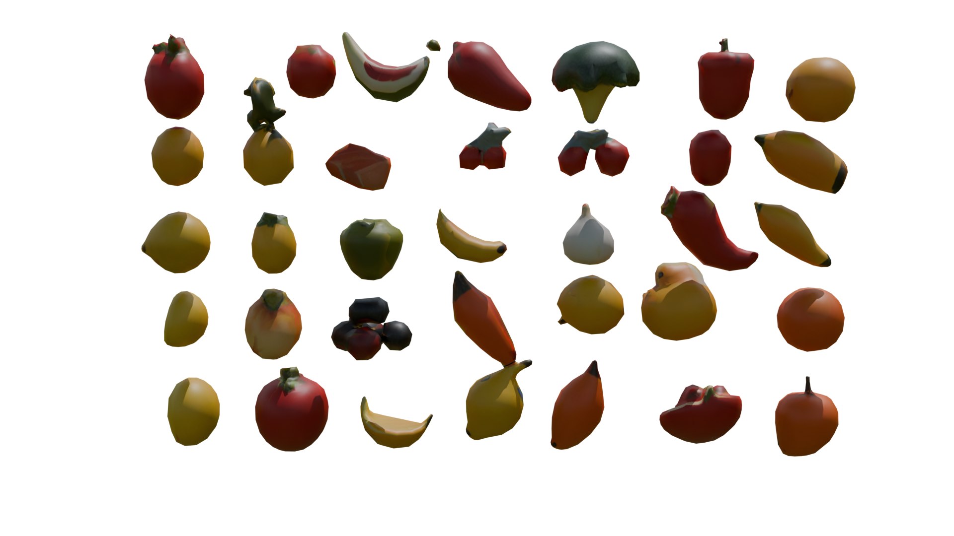 Free Low Poly Vegetables 3d Model Free Model - TurboSquid 2297020