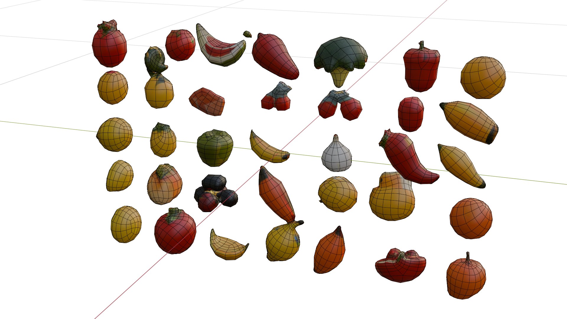 Free Low Poly Vegetables 3d Model Free Model - TurboSquid 2297020