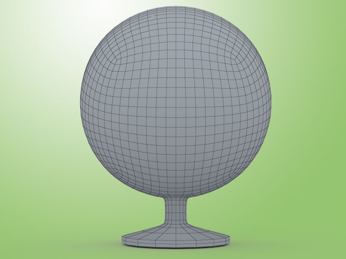 Free Classic Ball Chair 3d Model