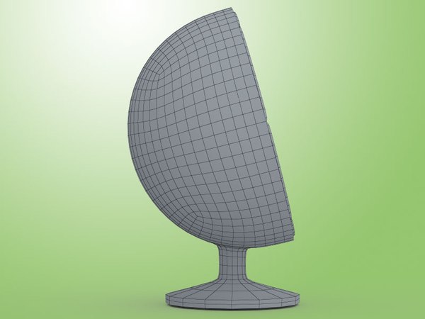 free classic ball chair 3d model