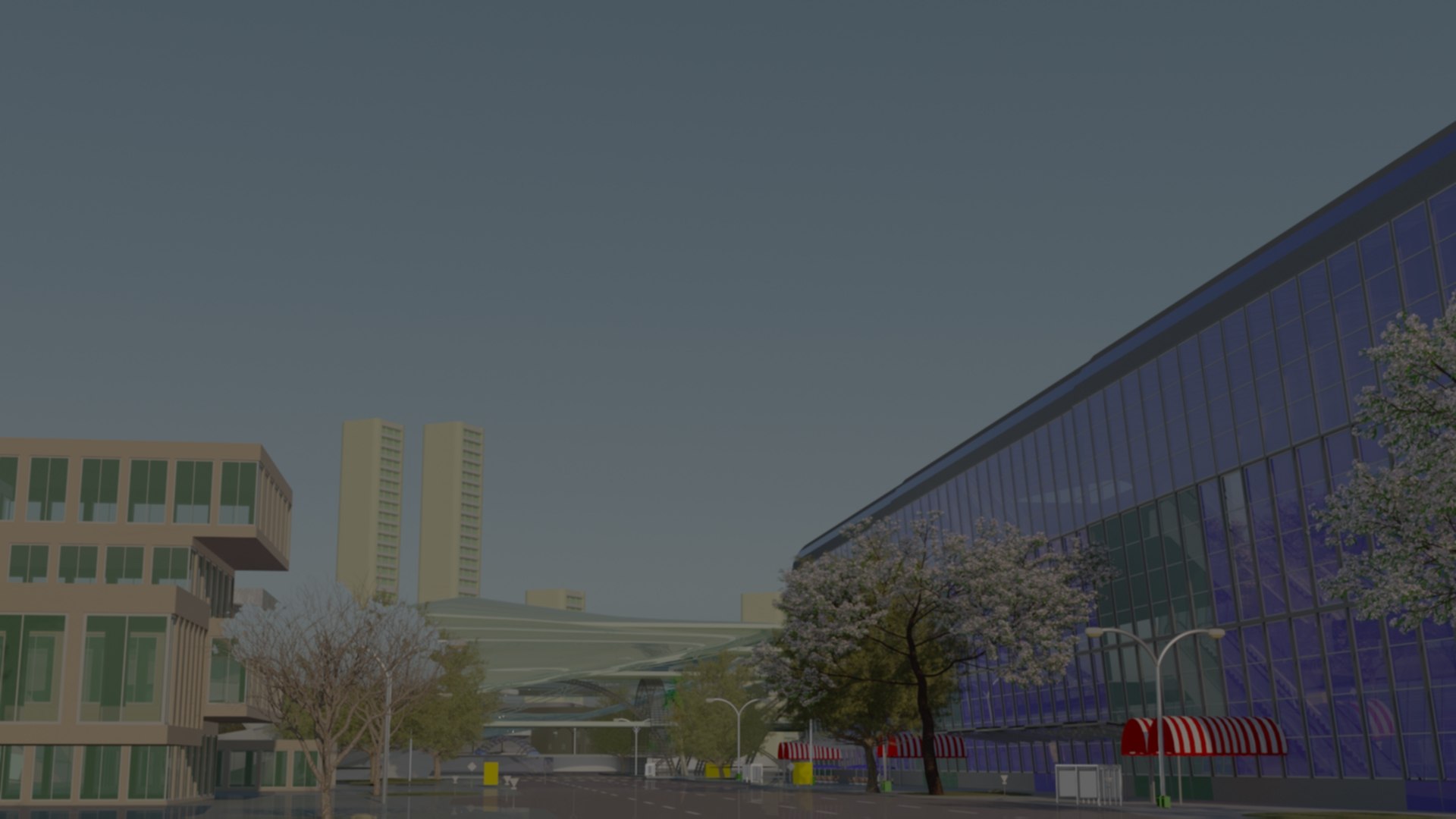 Urban Main Street 3D Model - TurboSquid 2089904