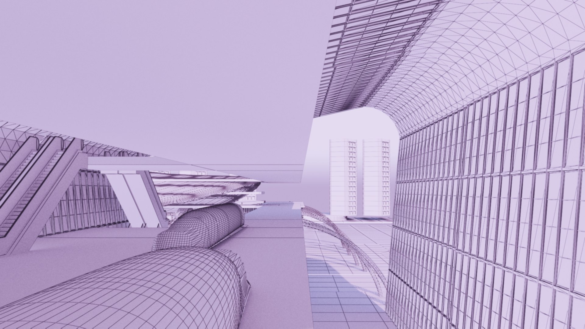 Urban Main Street 3D Model - TurboSquid 2089904