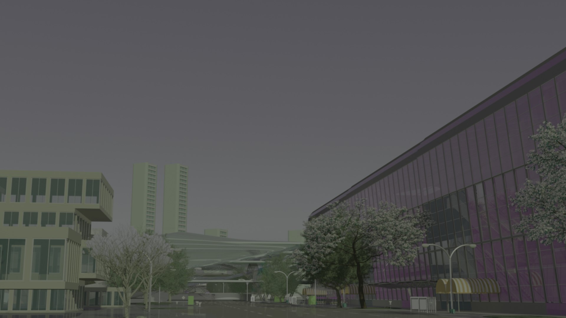 Urban Main Street 3D Model - TurboSquid 2089904