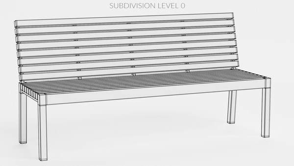 modelo 3d Garden Bench 2 - TurboSquid 2053130