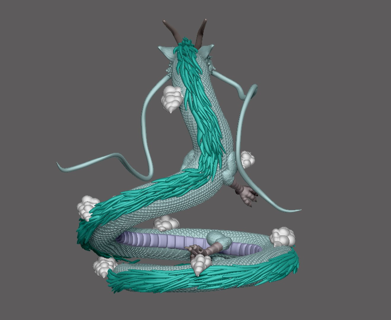 Dragon Form Haku 3D Model - TurboSquid 1496118