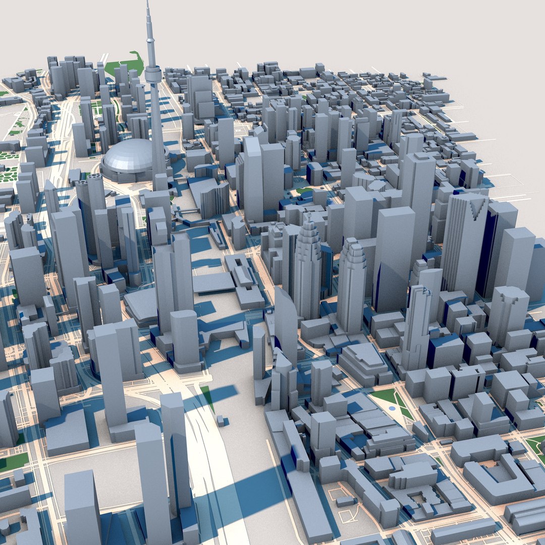 CN Tower First Canadian Place Toronto Canada 3D Model - TurboSquid 2359316
