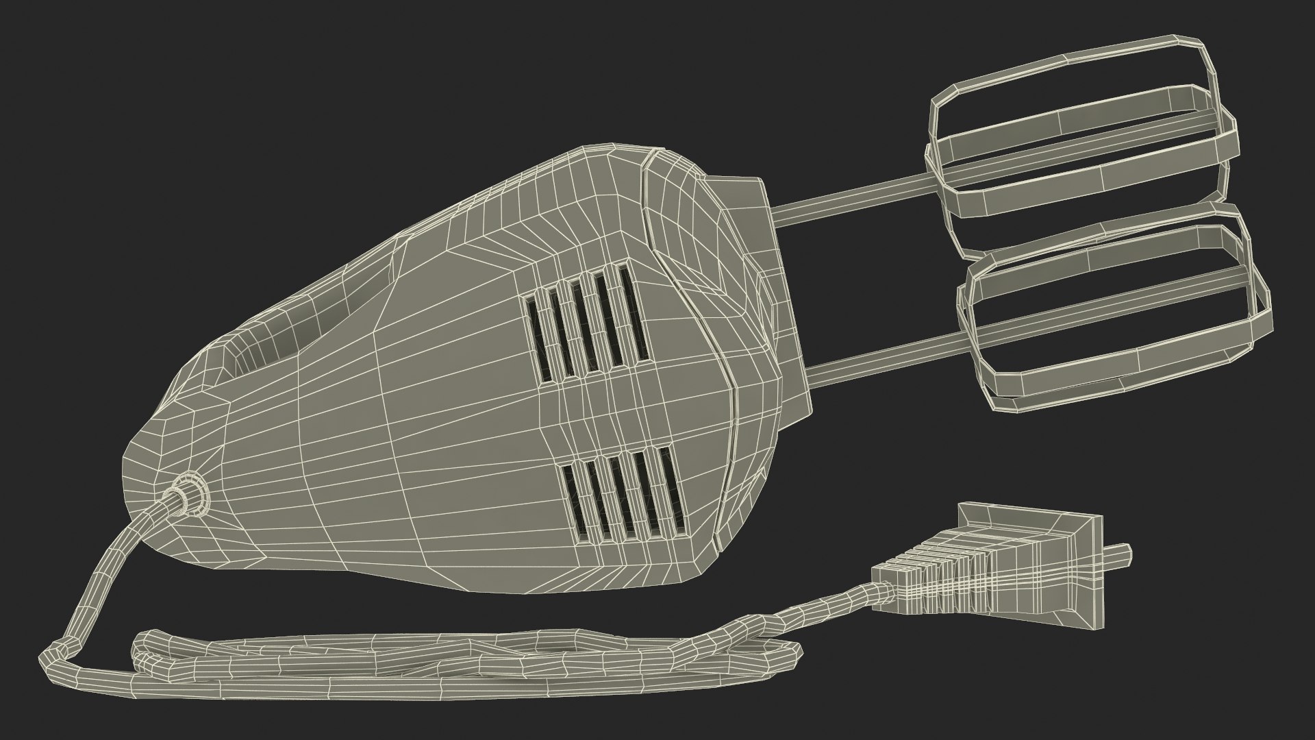 3D 5 Speed Hand Mixer model - TurboSquid 2040931