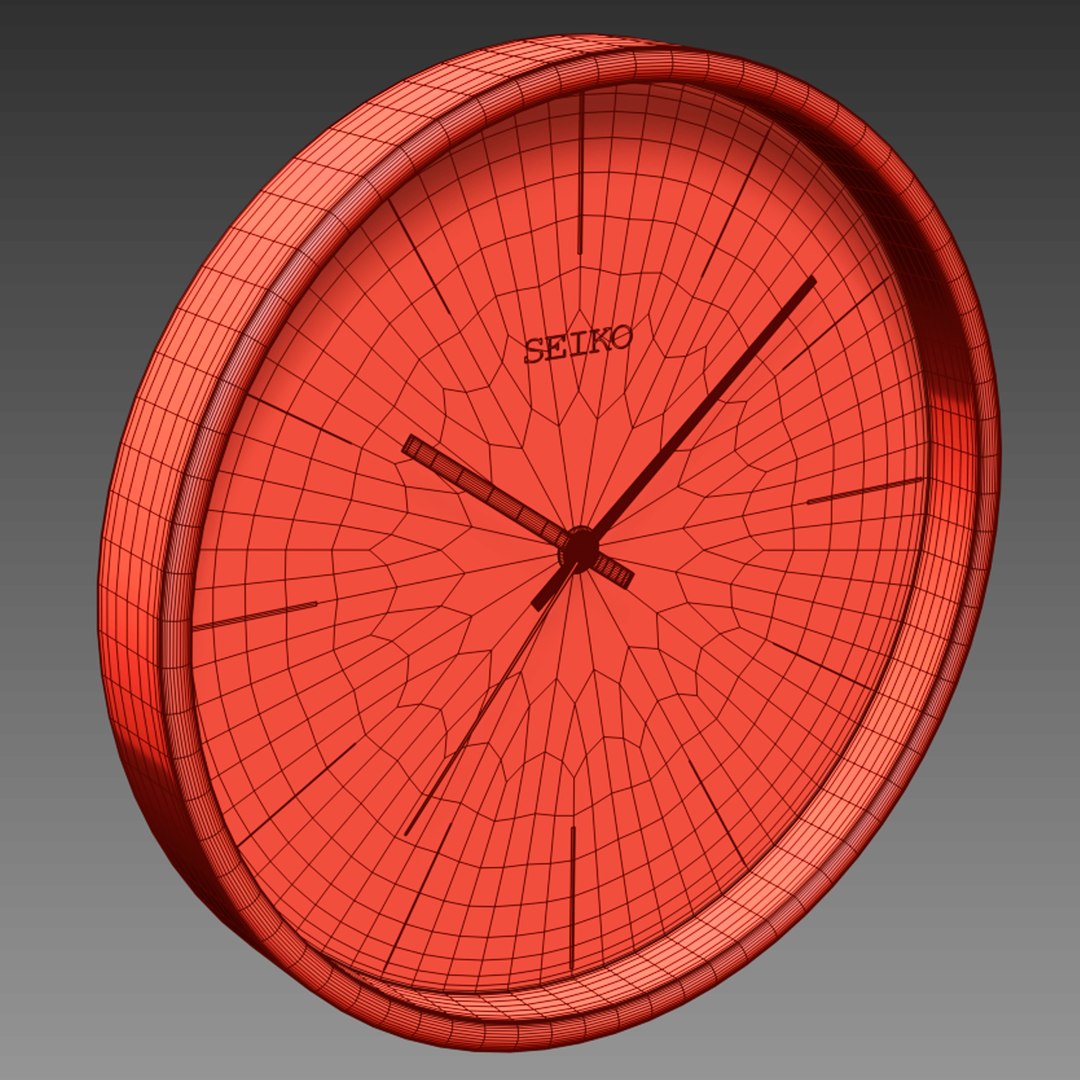 3D Wall Clock Set 707 Model - TurboSquid 1947706