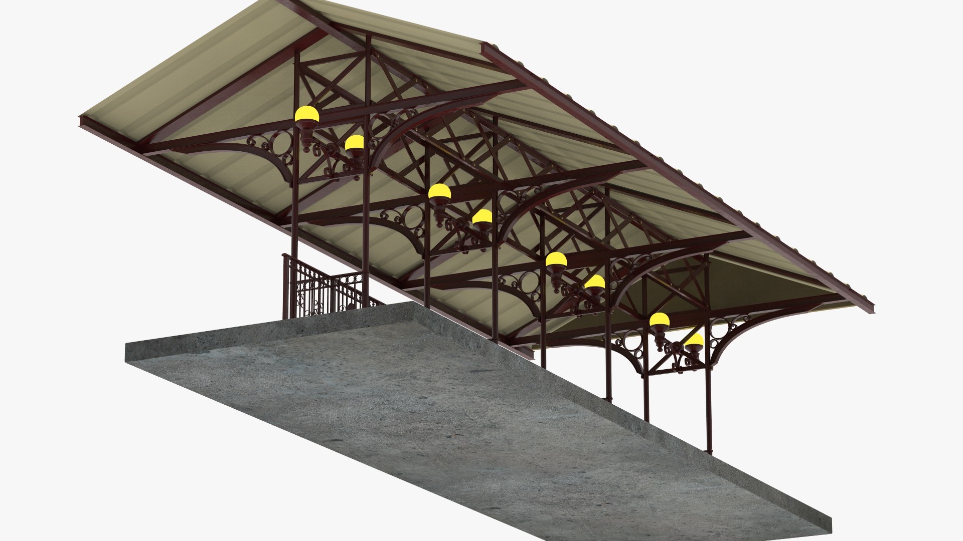 3D Shelters Transport Station - TurboSquid 2207858