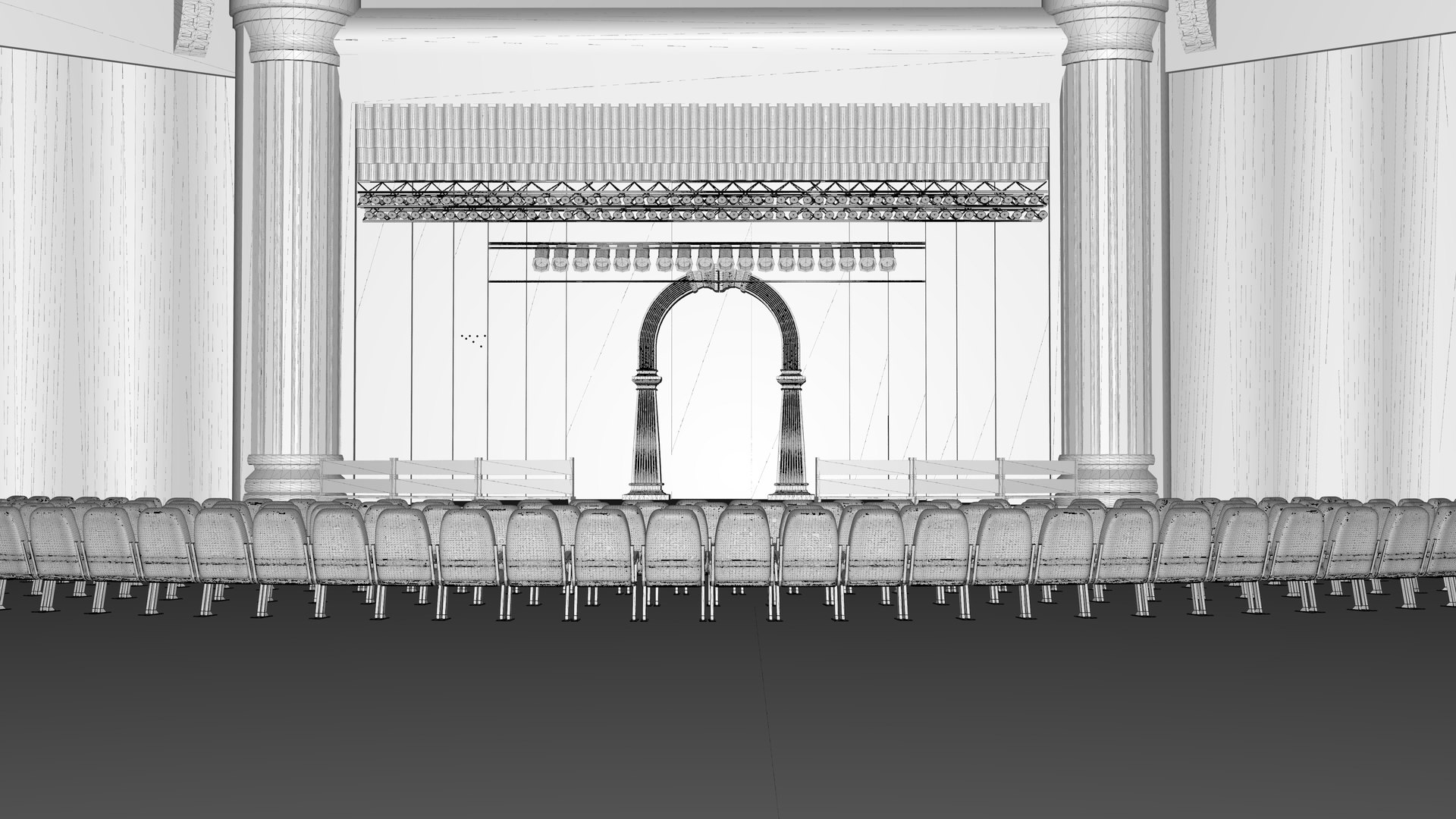 Concert Hall 3D Model - TurboSquid 1309742