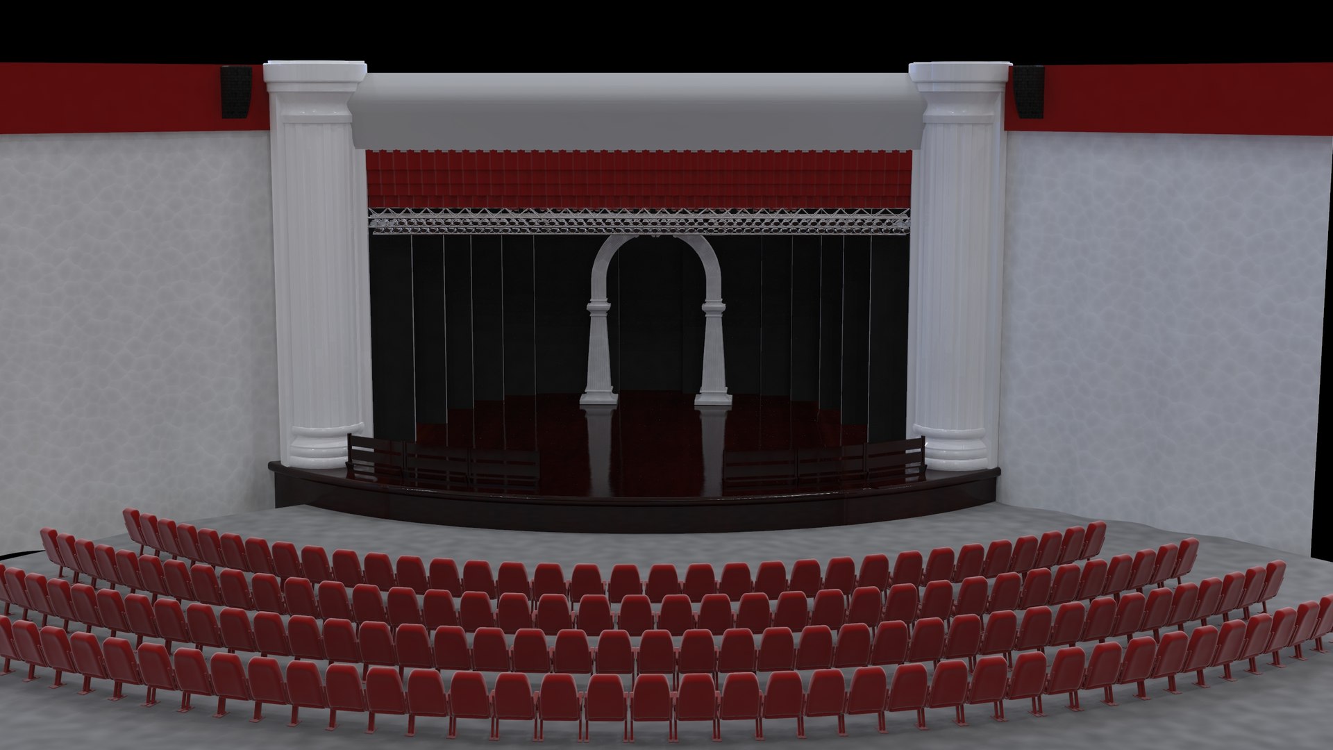Concert Hall 3D Model - TurboSquid 1309742