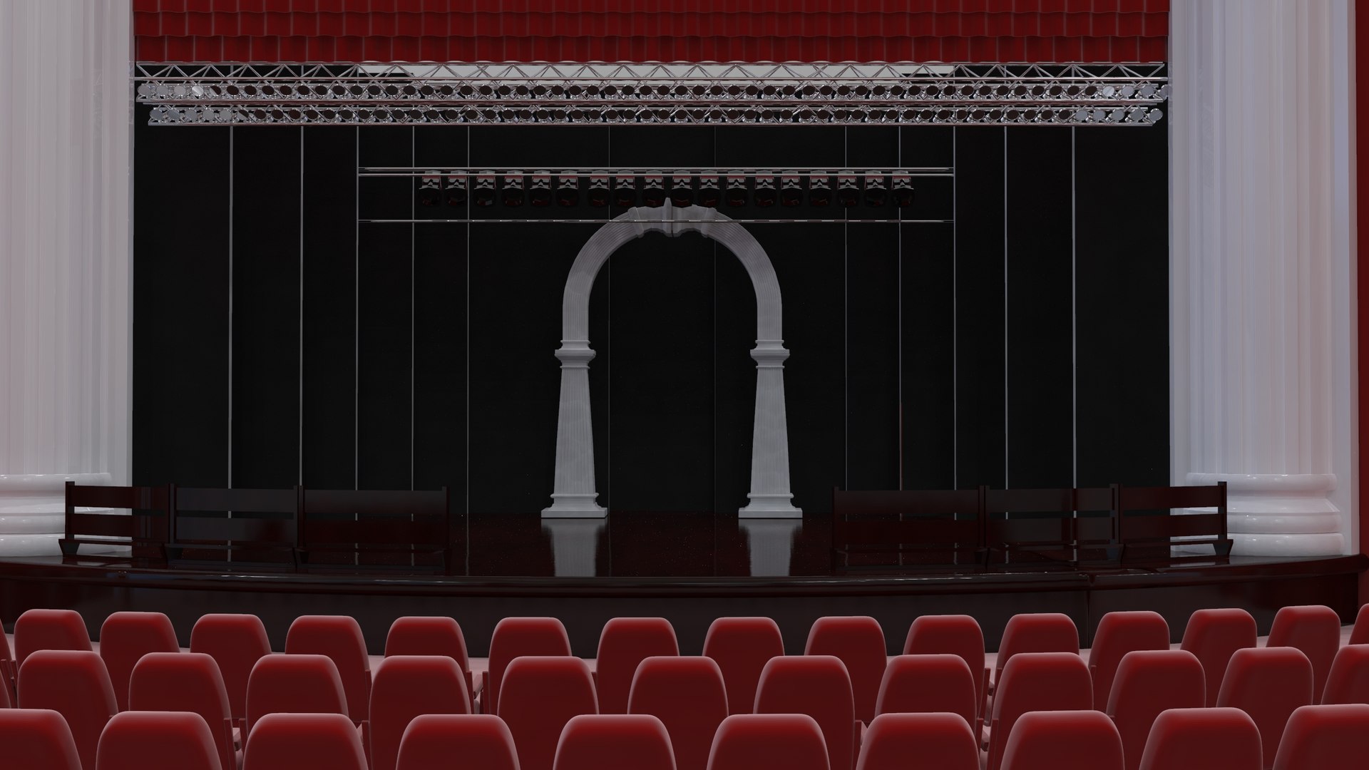 Concert Hall 3D Model - TurboSquid 1309742